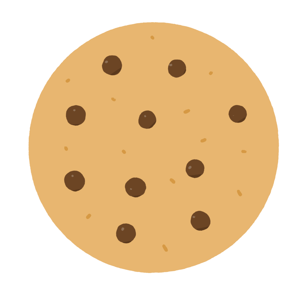 Clip art of chocolate chip cookie | Tegakira: Free Cute Illustration ...