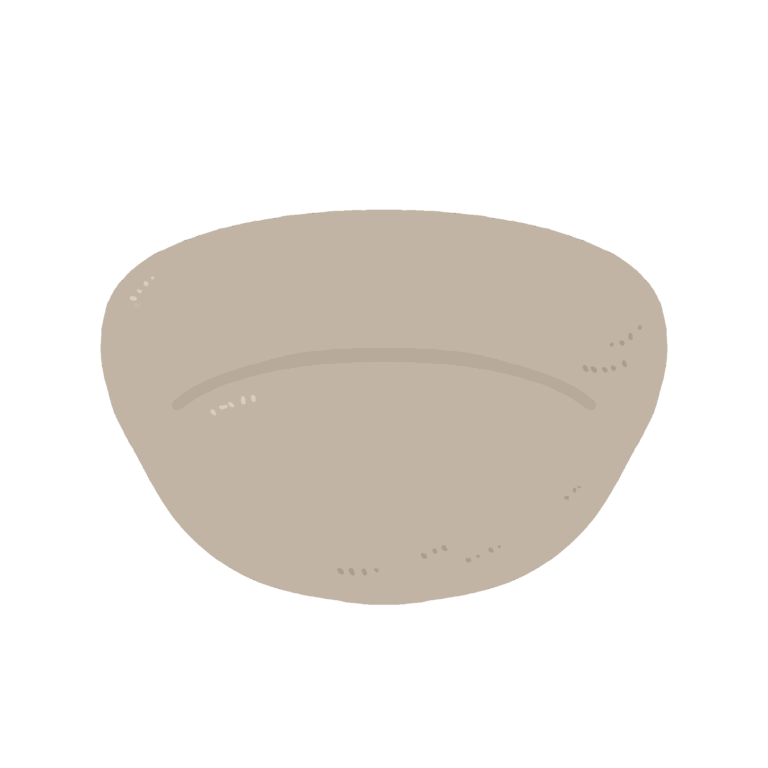 Clip art of black bean paste - かわいい無料イラスト素材「てがきら」