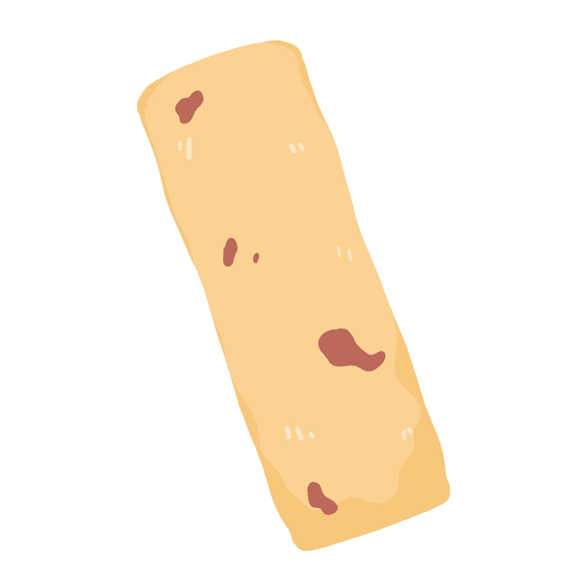 Clip art of octopus tempura(fish ball) - かわいい無料イラスト素材「てがきら」